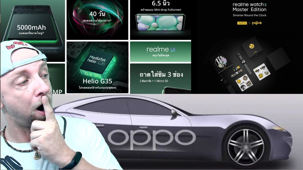 Oppo car,Realme Watch S Master,Laptop Realme,Realme C25s, Love Death ...