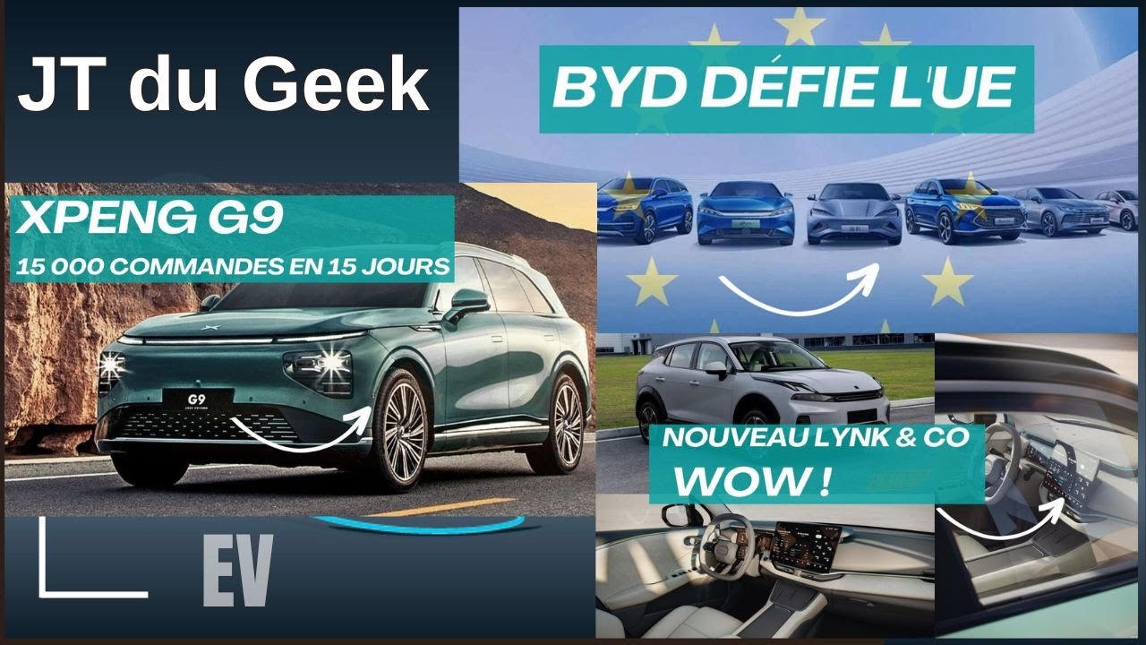 🚗 L'Europe électrique en ébullition : BYD s'accroche, Xpeng G9 brille ...