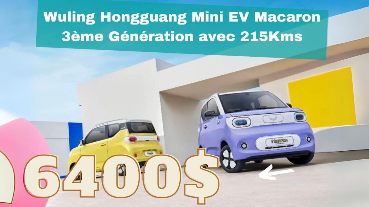 Nouveau Wuling Mini EV Macaron 3G: 215 km pour Seulement 6 400 USD