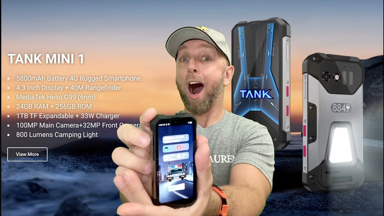 Découvrez le Tank Mini 1 : Le smartphone robuste avec un Petit Format ...