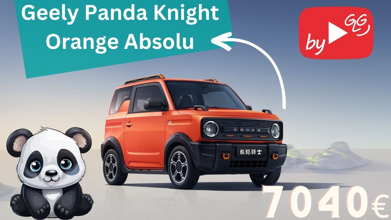Geely Panda Knight en Orange Absolu: Un EV Stylé à Seulement 7 040