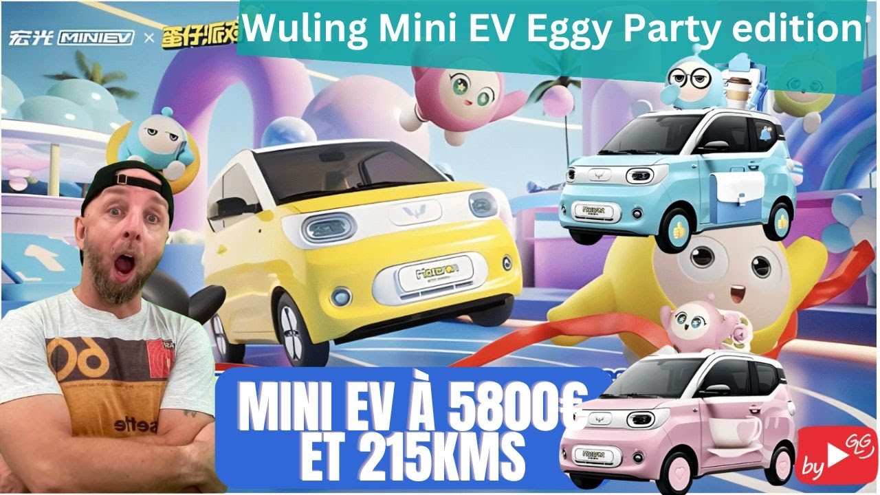 Wuling Mini EV X Eggy Party : Collaboration Choc à Moins de 6 000€